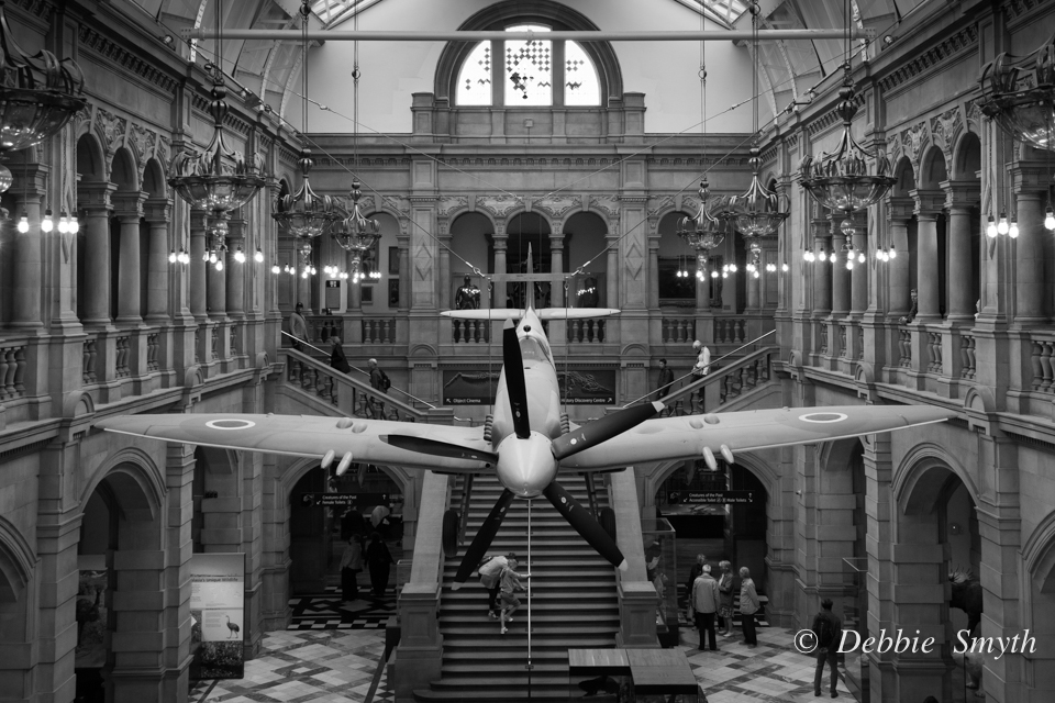 Spitfire hovering in Glasgow – Travel with Intent