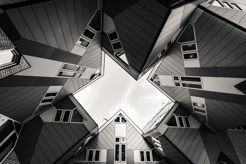 Yellow cubes in Rotterdam – Travel with Intent